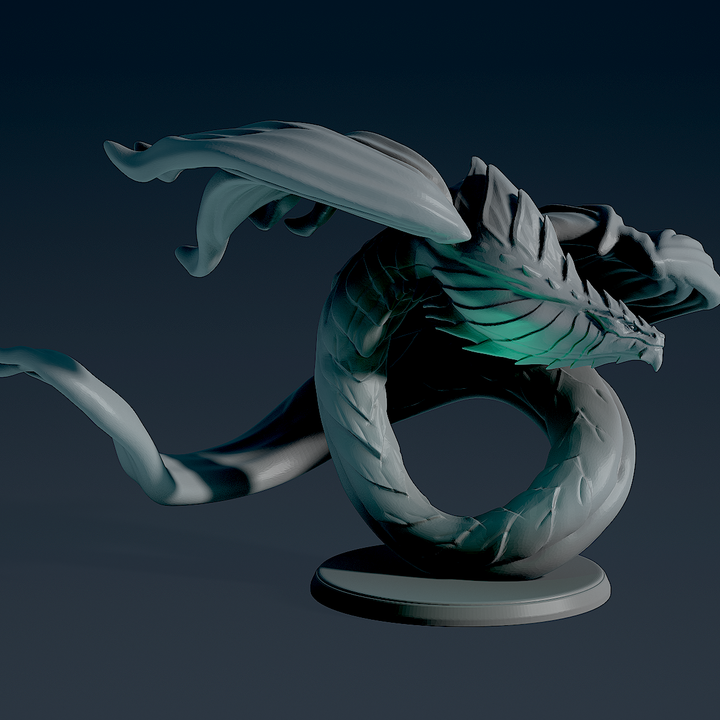 3D Printable Flying Serpent by MiniShev